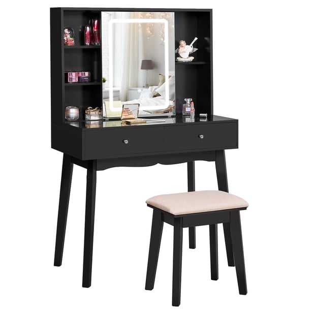 Black Vanity Table