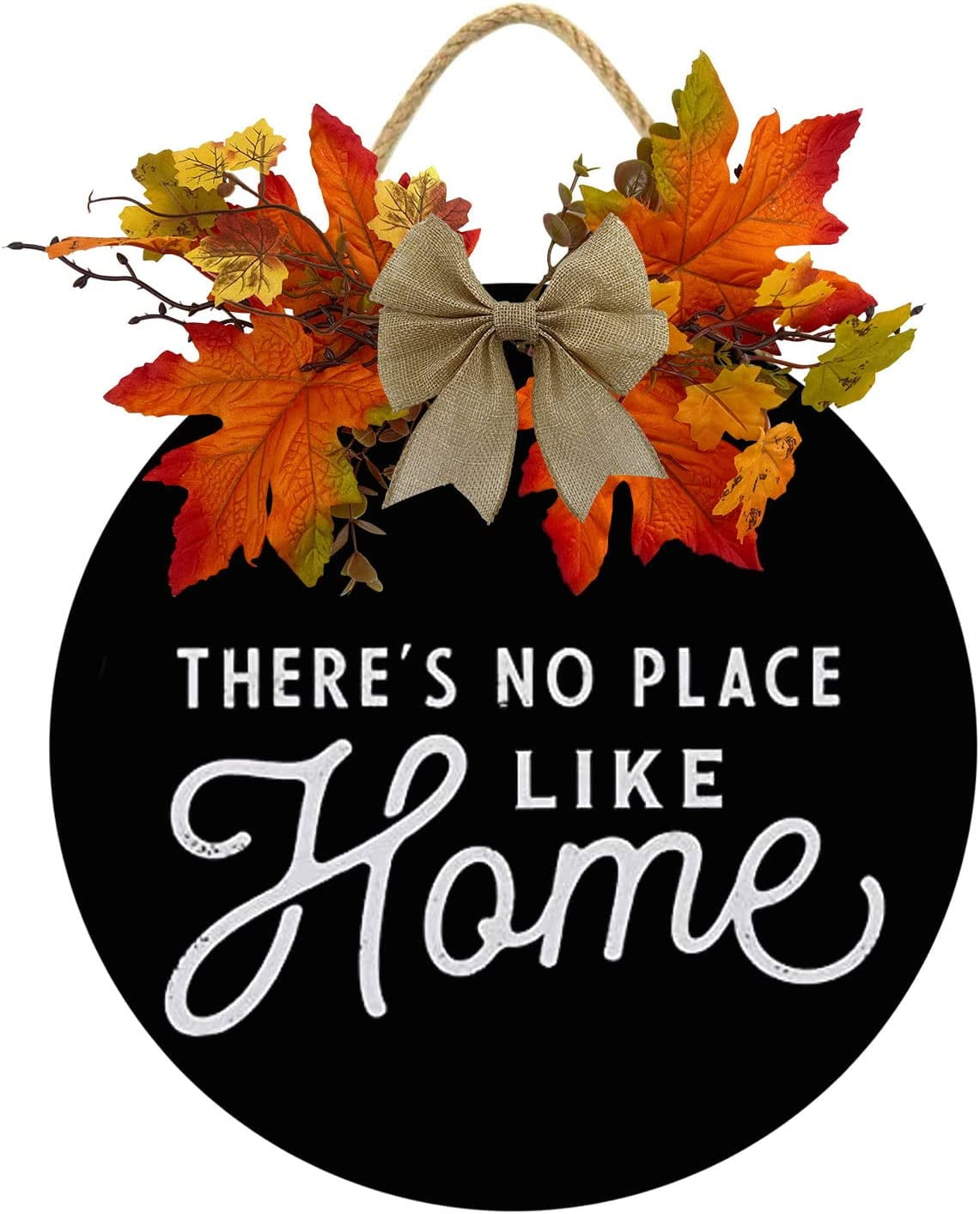 Eveokoki 11" No Place Like Home Sign for Front Door Farmhouse Wooden ...