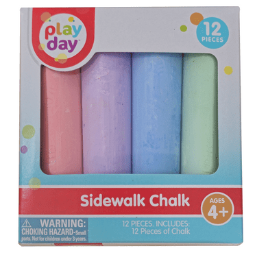 Play Day Ultimate Sidewalk Chalk Set, 80 Pieces - Walmart.com