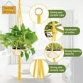Gowinsee 6 Pack Hanging Planters, Indoor Outdoor Macrame Plant Hangers ...