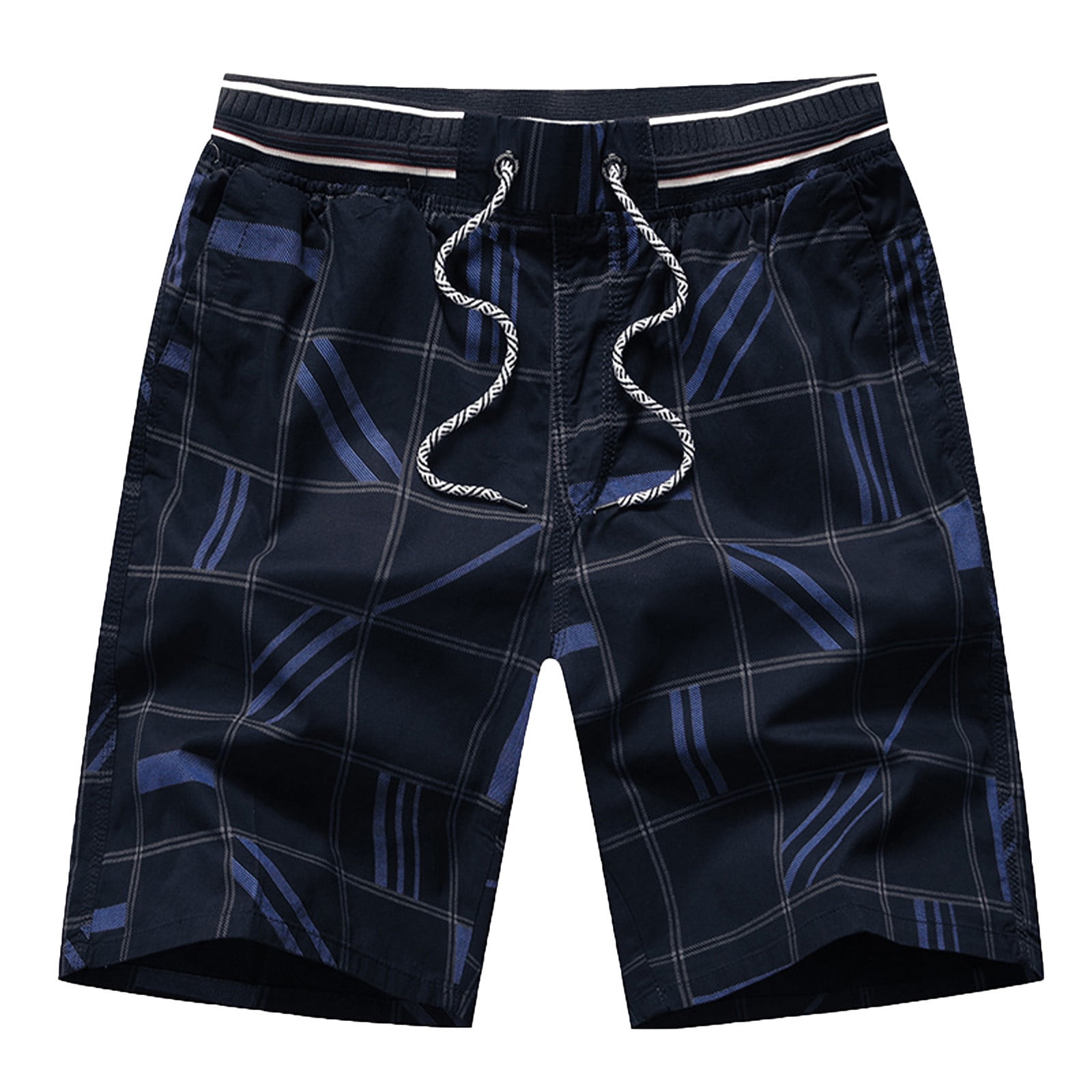 Click here for Pisexur Mens Plaid Swim Trunks 9 Quick Dry Board S... prices