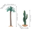 HEALEEP 1 Set Small Plant Tree Model Miniature Plant Sand Table Trees ...