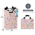 Ryvnso Dinosaurs Cartoon Pattern Large Storage Basket with Handles ...