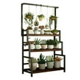 Metal Plant Stand 3-Tier Rack Flower Pot Shelf Garden Indoor Outdoor ...