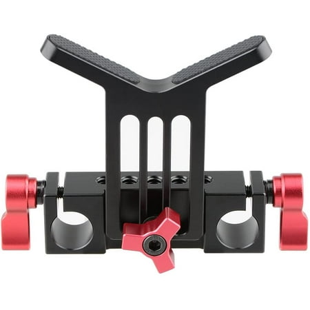 CAMVATE Lens Support 15mm Rod Clamp Rail Block for DSLR Rig Rod Support ...