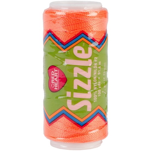 Red Heart Sizzle Nylon Yarn, 100 Yd. - Walmart.com