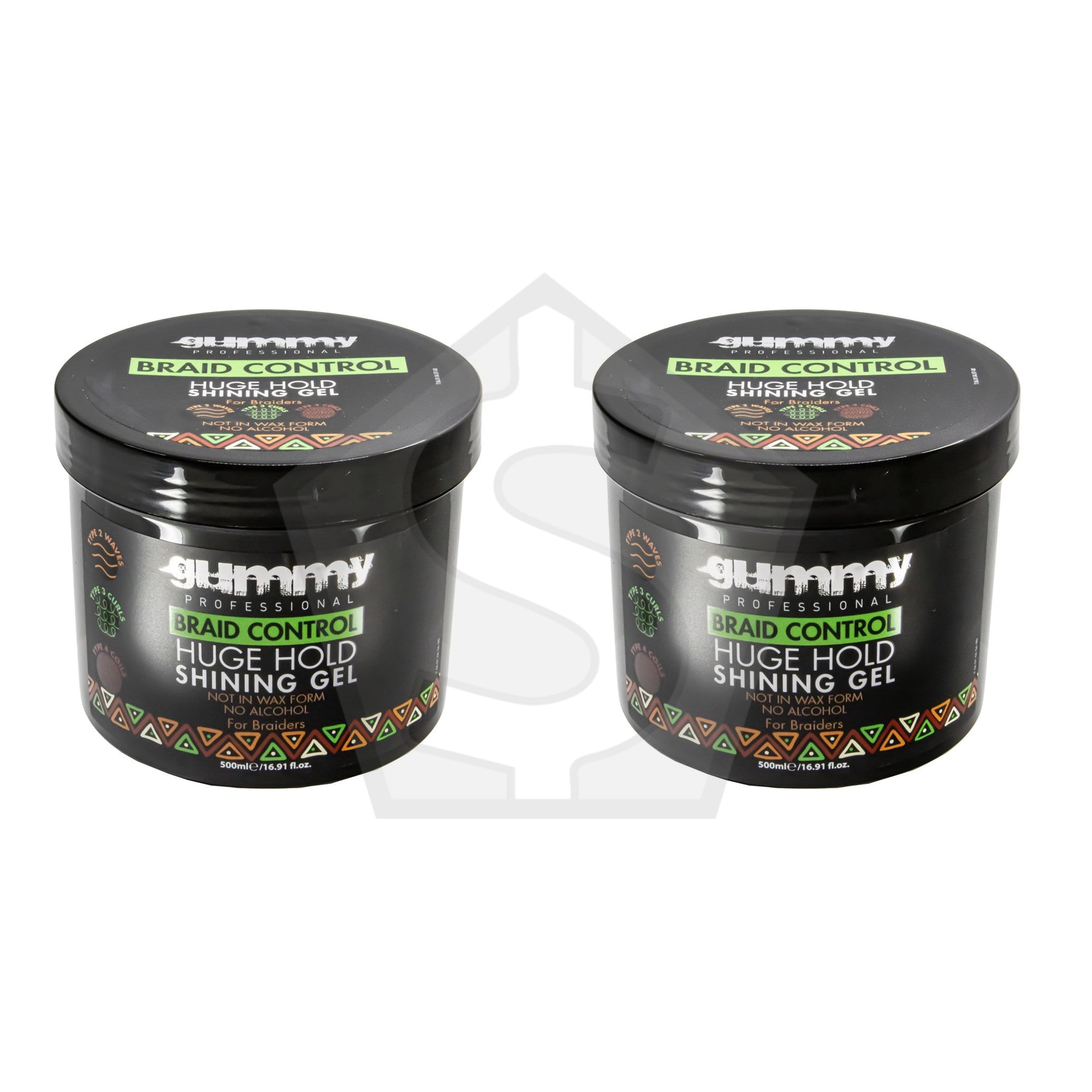 Click here for Bundle Of 2 - Gummy Professional Braid Control Gel... prices