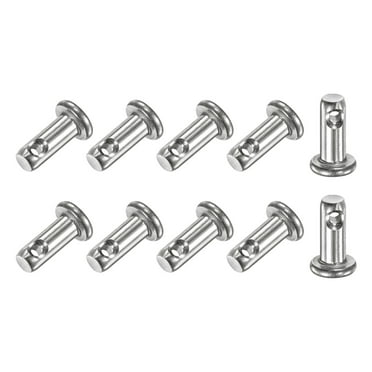Uxcell 5Pack M5 x 14mm Slotted Cylindrical Pin 304 Stainless Steel ...