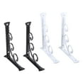 1 Pair Wall Mounted Metal Brackets Invisible Floating Shelf Brackets ...