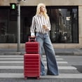 2 count Hard Shell Luggage Sets for Women Men Suitcases with ...