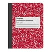 Staples Composition Notebook 7.5" x 9.75" Graph Ruled 80 Sheets Black ...