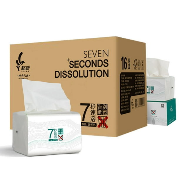 Yeacher 16 Packs 3-Layer Multi-Fold Paper Towels Tissue Paper Towels ...