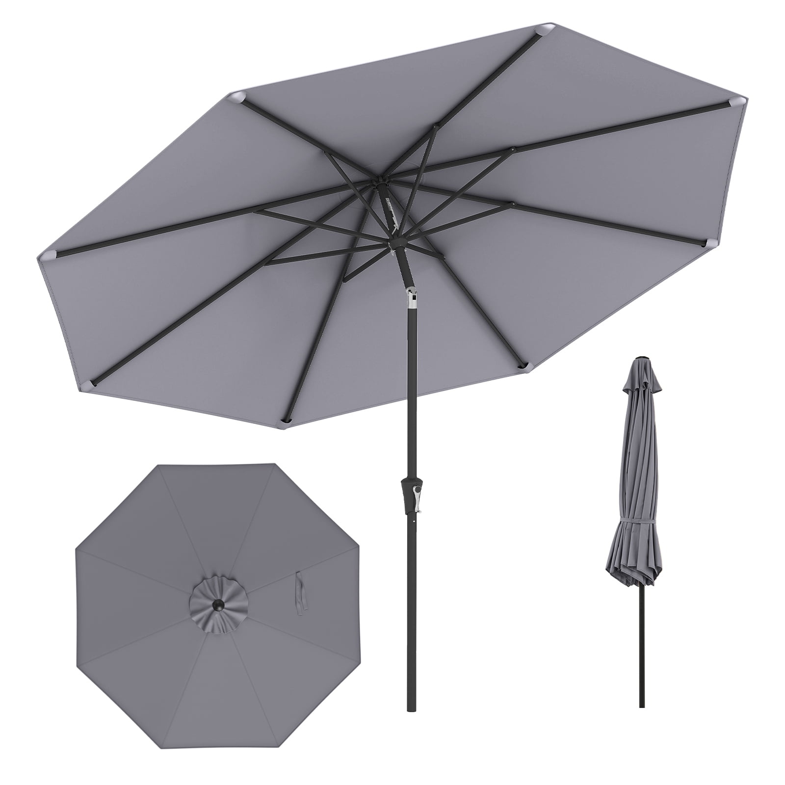 Click here for Gymax Patio Heavy Duty Market Umbrella W/ Tilt Mec... prices
