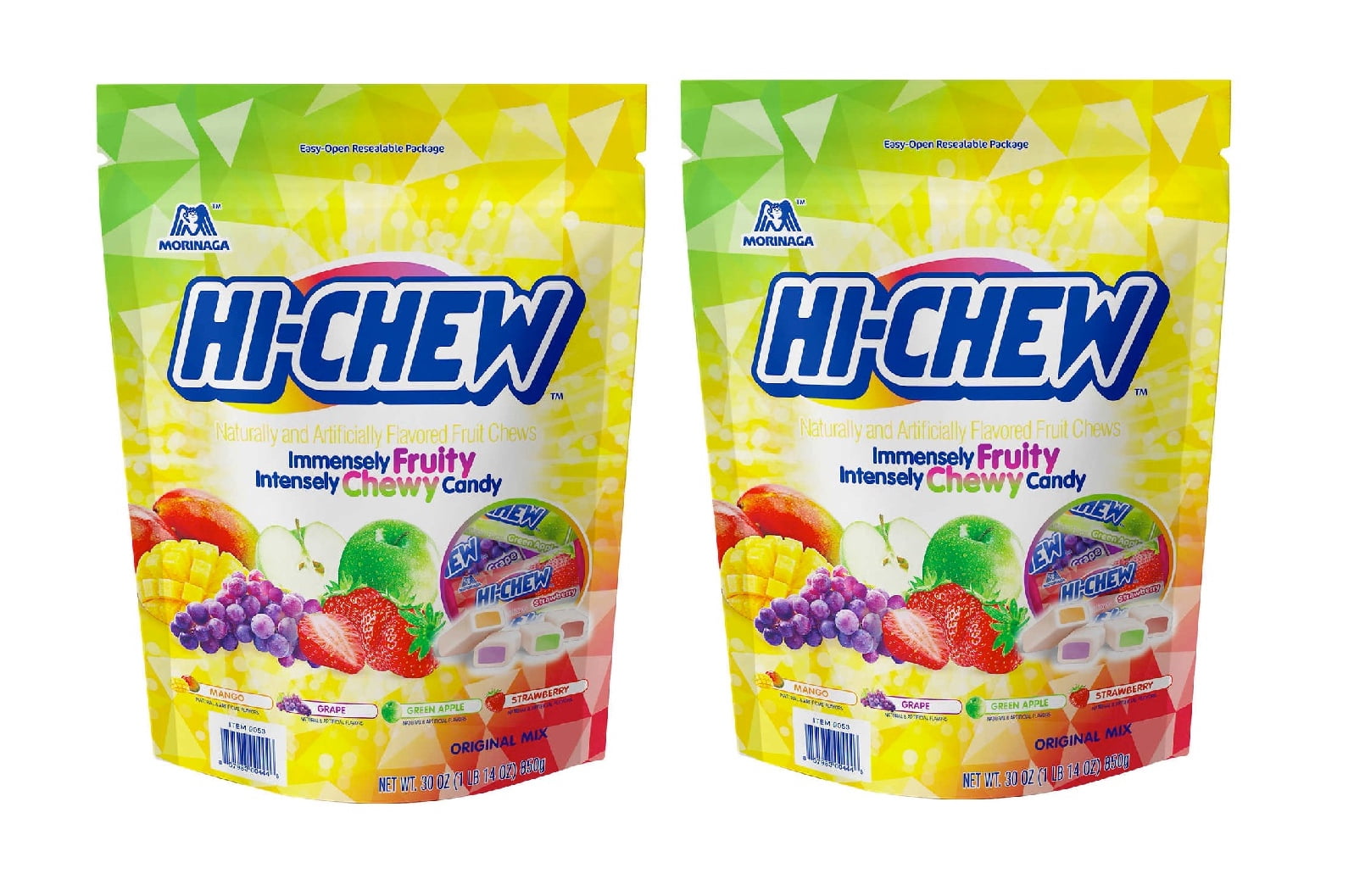 Hi-Chew Fruit Chews, Original Mix, 30 oz 2PK - Walmart.com
