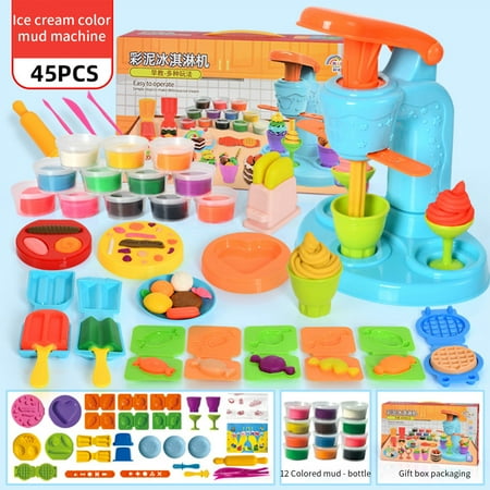 matoen Children's Toy, Colored Clays, Ice Cream Noodle Machine, Super ...
