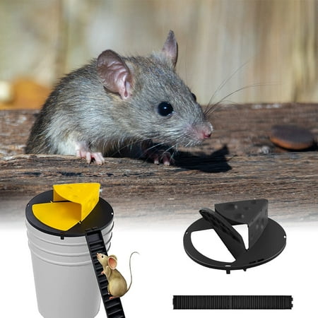 Auto Reset Recycled Mousetrap Plastic Bucket with Flip Slide Bucket Rat ...