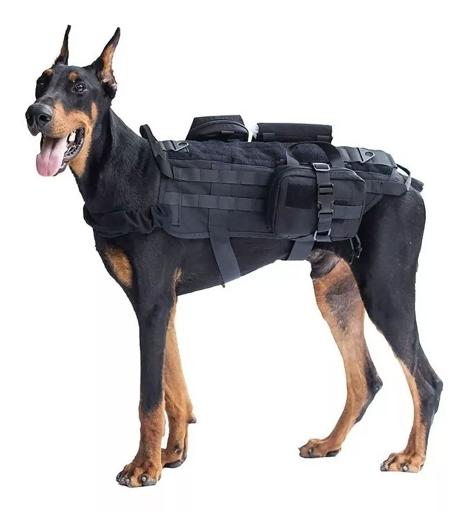 Chaleco Táctico Para Perro Sistema Molle Arnes Pechera K9 | Walmart en ...