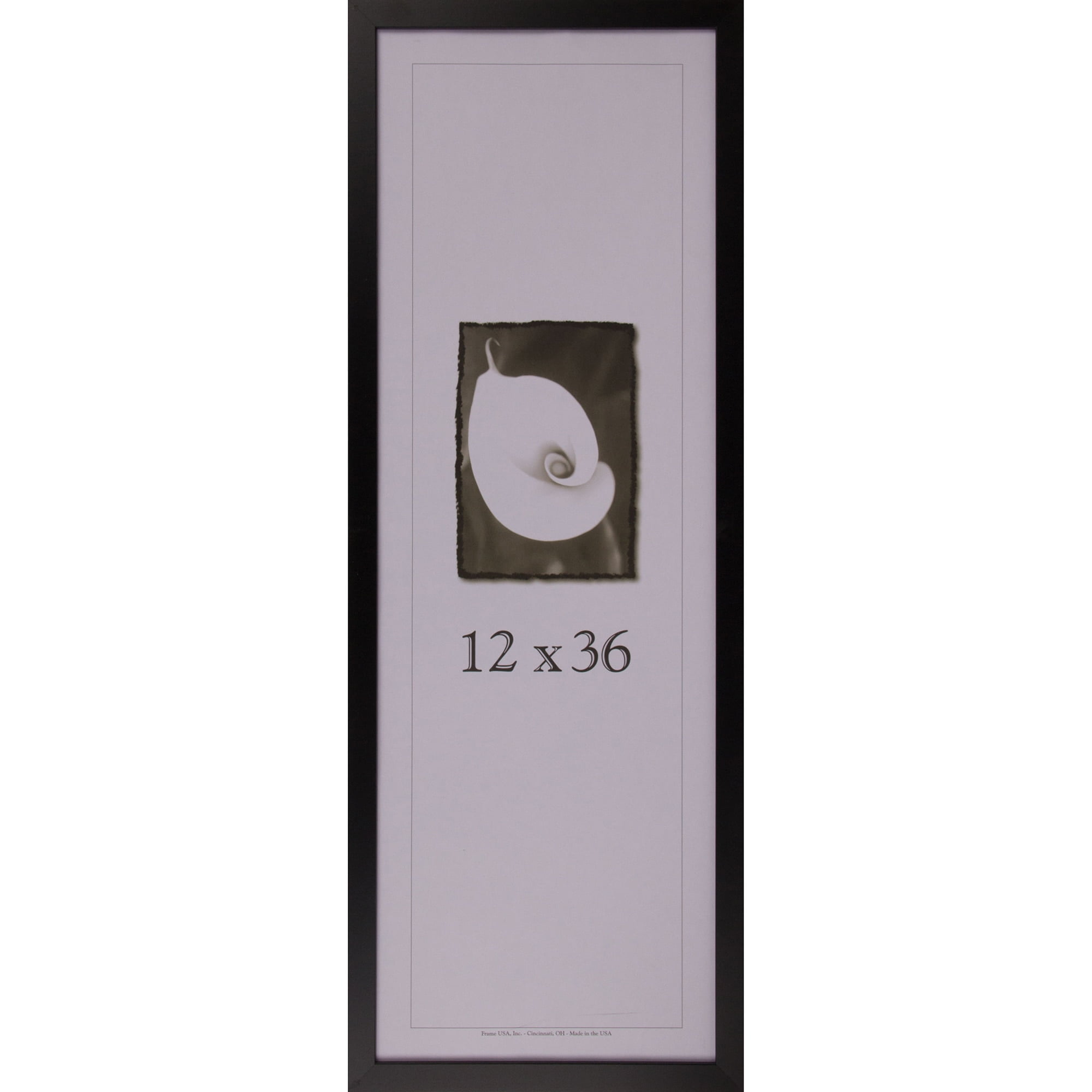 Frame USA Affordable Black 12x36 12x36 - Walmart.com