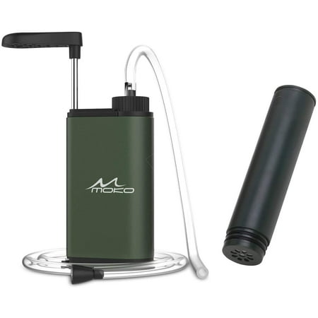 Portable Water Filter & Filter Cartridge Replacement Bundle, Emergency ...