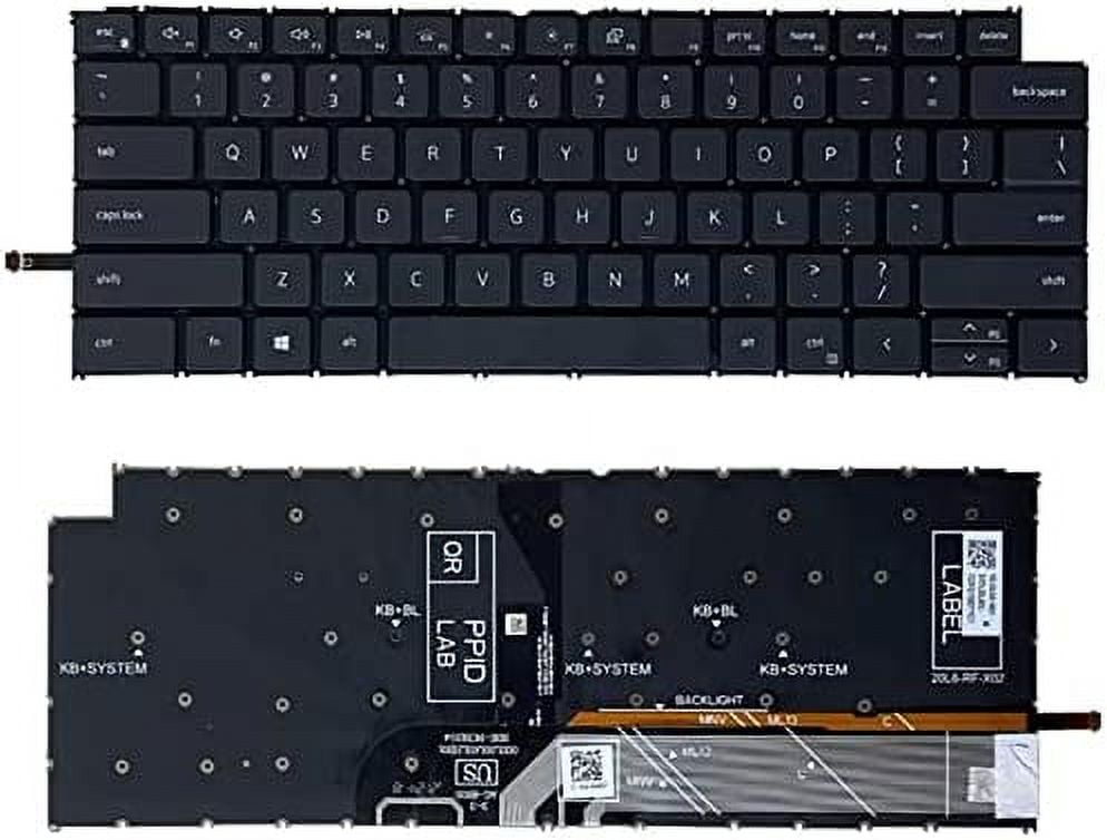 New US Black English Backlit Laptop Keyboard (Without palmrest) for ...