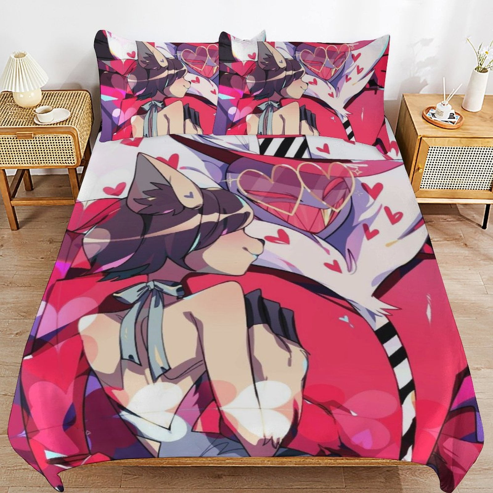 Hazbin Hotel Light Feel Soft Touch Consistent Fabric Smooth Sleep Layer ...