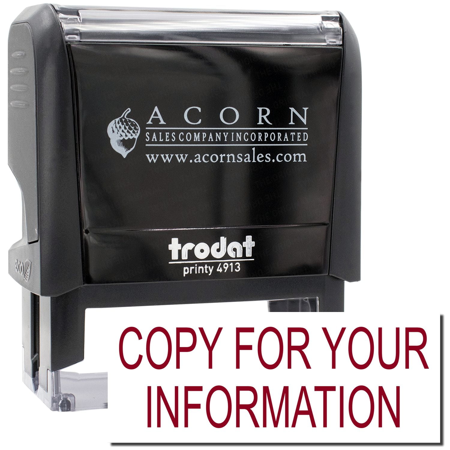Large Self-Inking Copy For Your Information Stamp, Trodat Printy 4913 ...