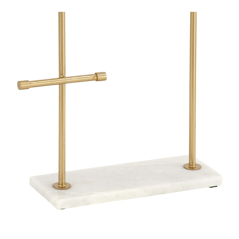 Marble and gold necklace holder store