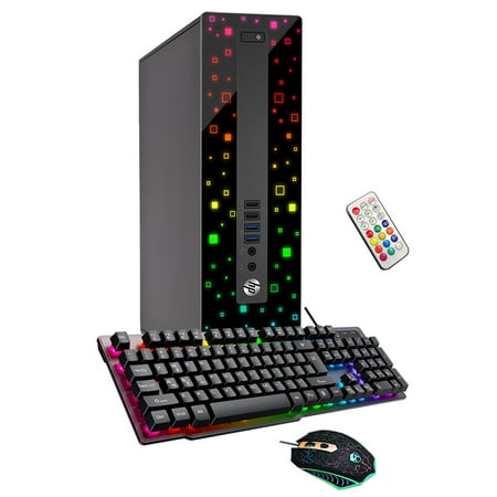 HP Custom Built RGB Lights PC ProDesk Desktop Computer Intel Core i5 ...