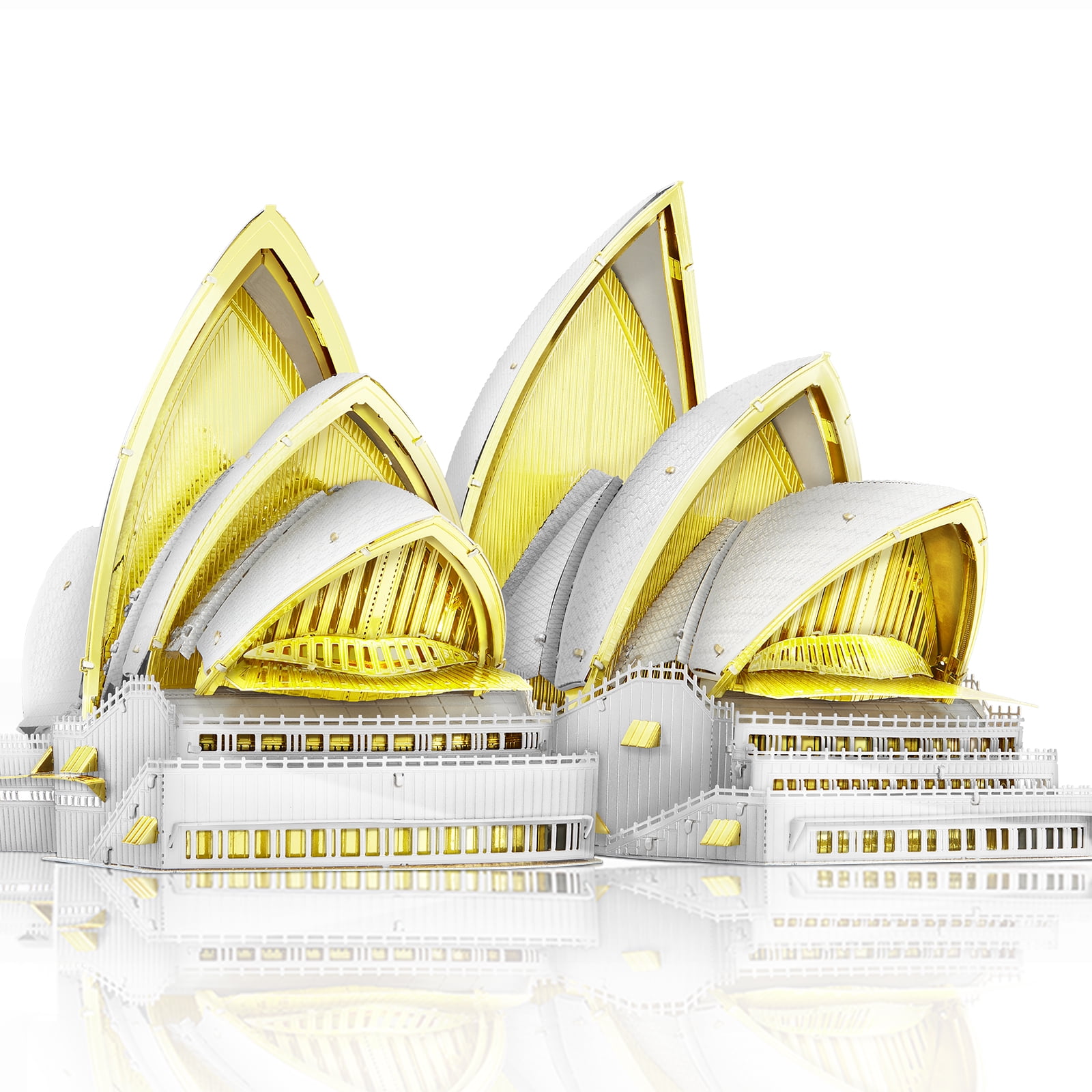 Piececool 3D Puzzles Sydney Opera House Metal Model Kits DIY Building ...