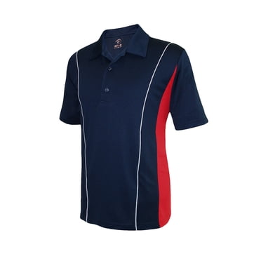 Monterey Club Men's Enzyme Washed Denim Golf Polo Shirt #3153 - Walmart.com