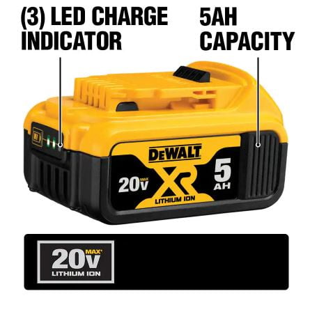 Buy DEWALT 18-Volt to 20-Volt MAX Lithium-Ion Battery Adapter Kit with ...