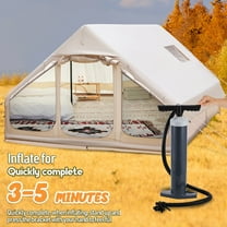 13' x 10' Inflatable Tent for Camping, 6-8 People Blow up Tent ...