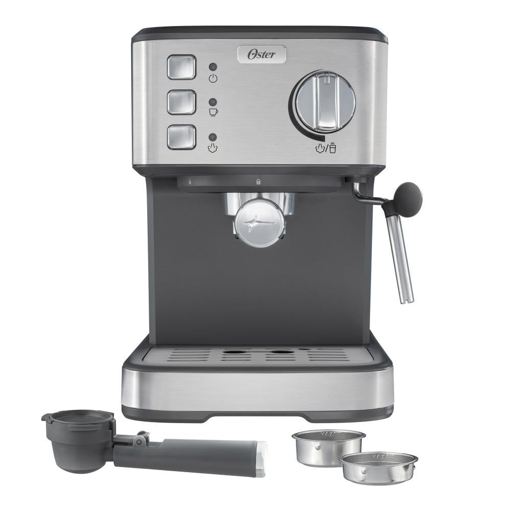 Cafetera Compacta Oster para Espressos, Capuccinos y Lattes, 12 Bar ...