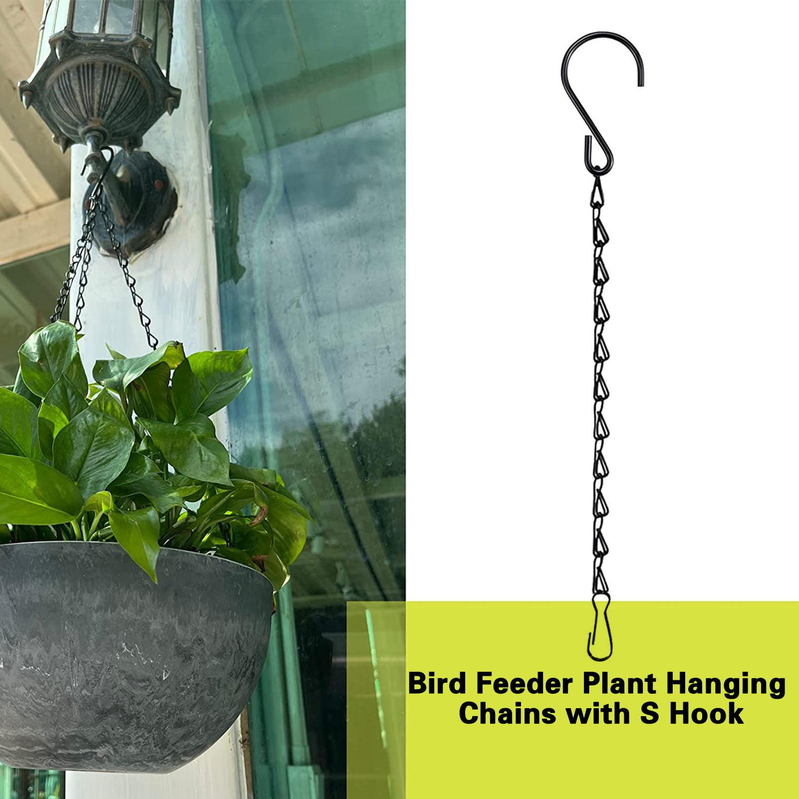 Washranp 10Pcs Plant Hanging Chains,Adjustable Iron Rustproof Load ...
