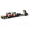 ERTL 1/64 Peterbilt 579 w/ Lowboy & 2 Bobcat S76 Skid-Steer Loaders ...