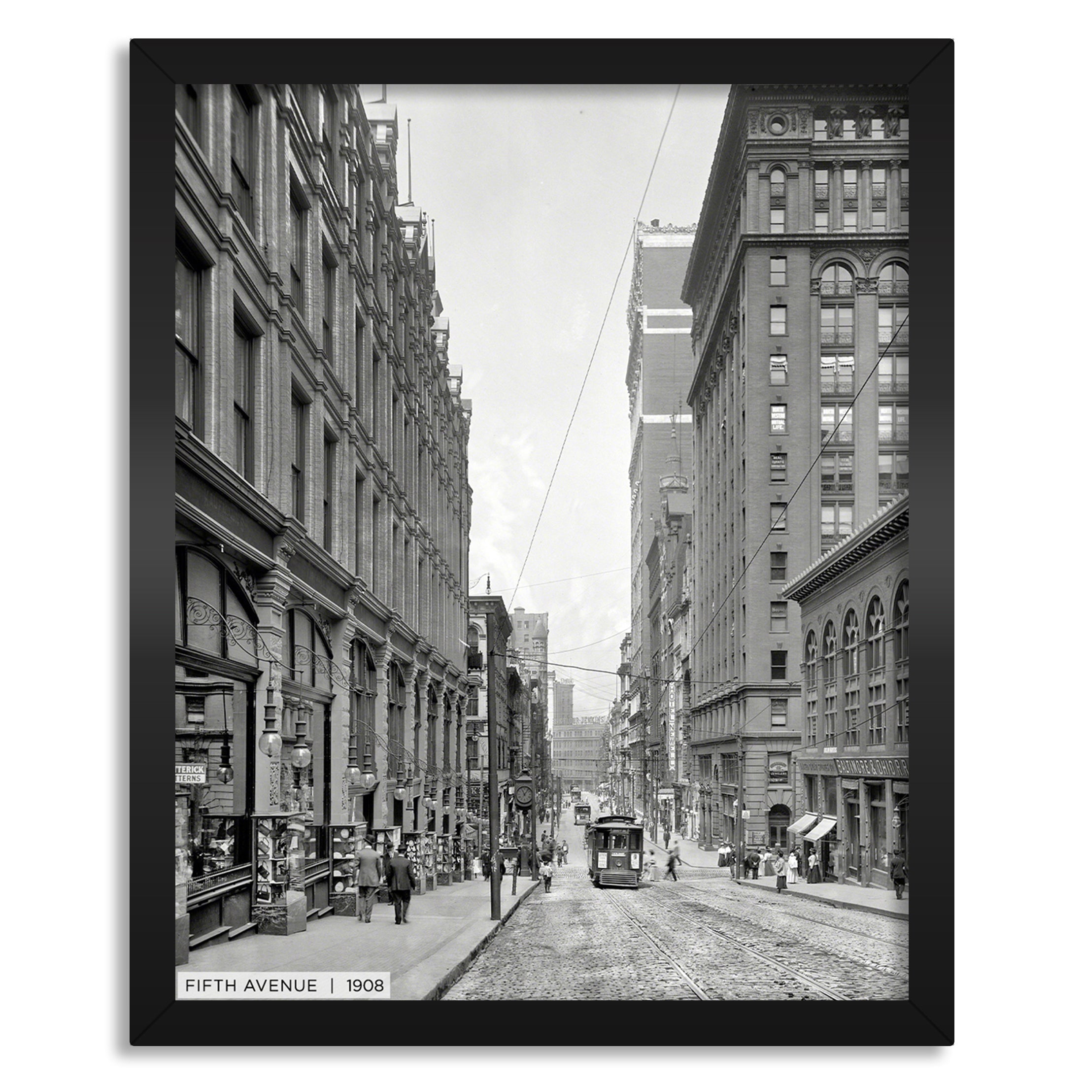 Second Story Collection, Pittsburgh 16x20 Straight Fit Framed Canvas ...