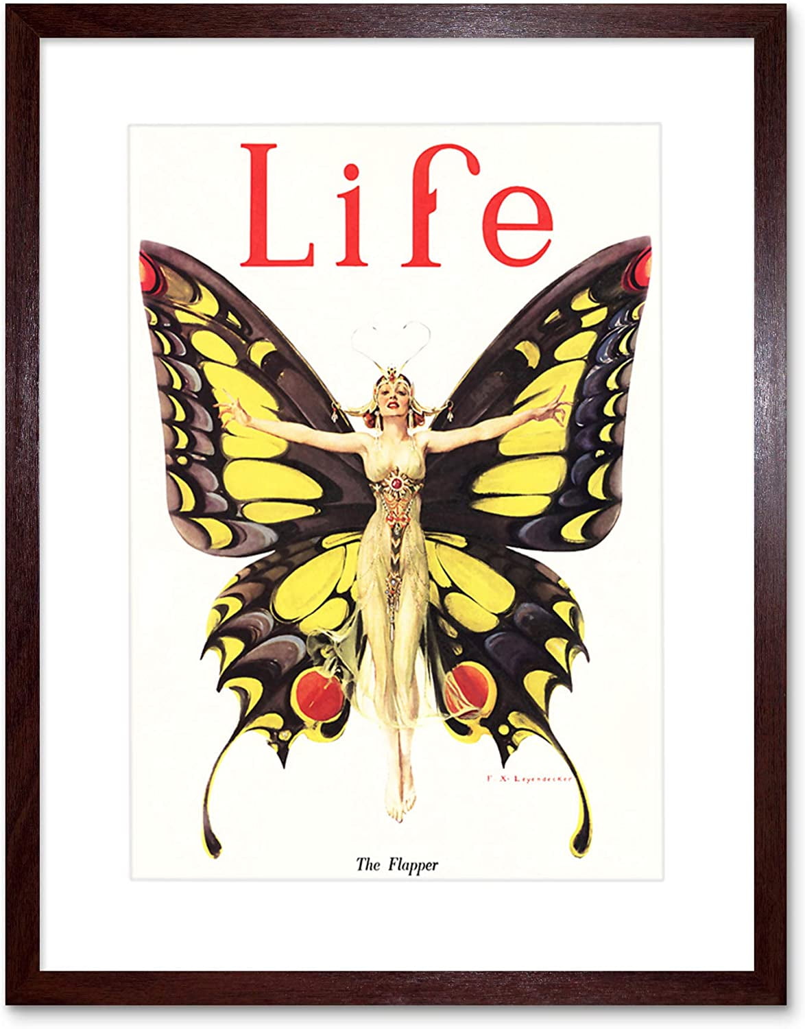 Magazine 1922 The Flapper Woman Butterfly Dancer Bright Vintage Cover ...
