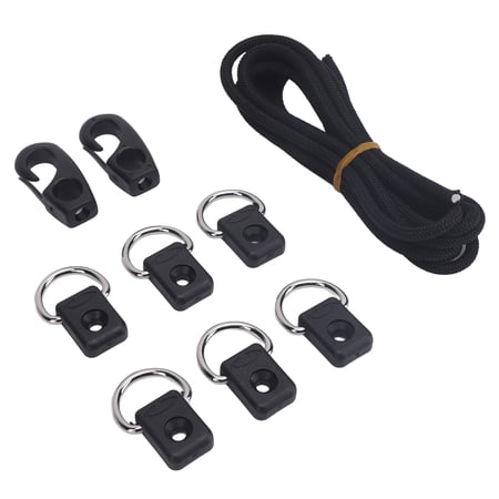 Kayak Elastic Rope Kit, Bungee Deck Kit D Type Buckles Easy ...