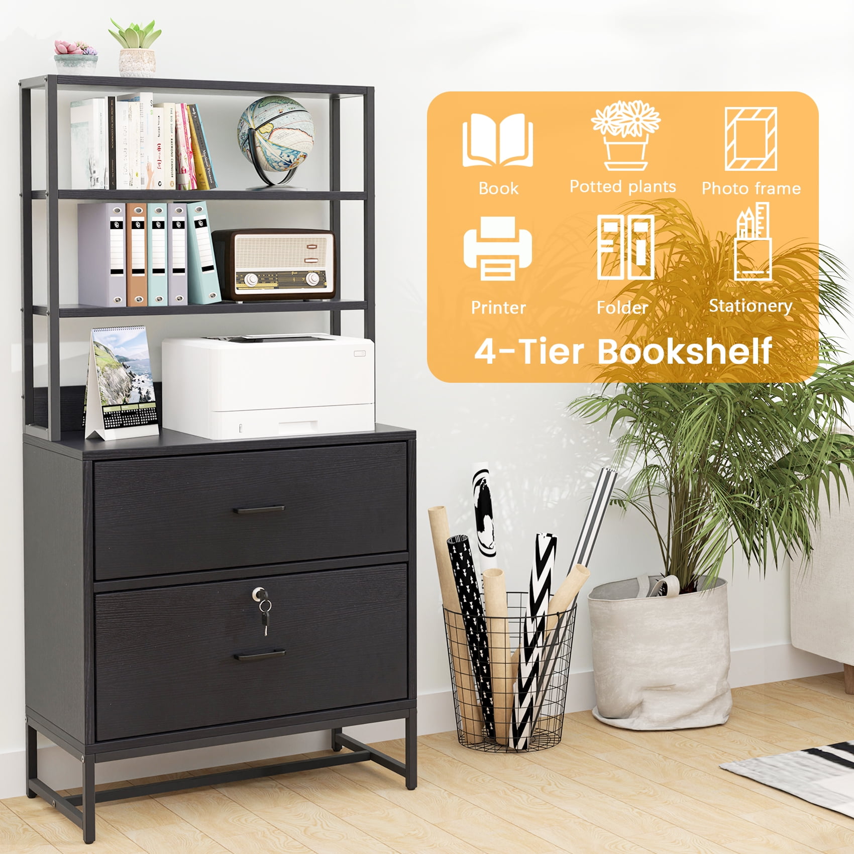 File Cabinet Bookshelf Combination | Cabinets Matttroy