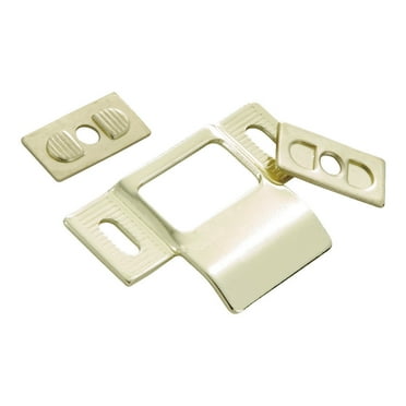 2-1/8 in. Stamped Steel Brass Plated Adjustable Strike - Walmart.com