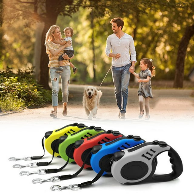 3m Retractable Dog Leash 16ft Heavy Duty Pet Walking Leash with Anti ...