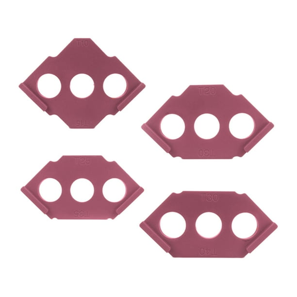 4Pcs Router Bit Jig Router Template Set, Table Work Trimming Position ...