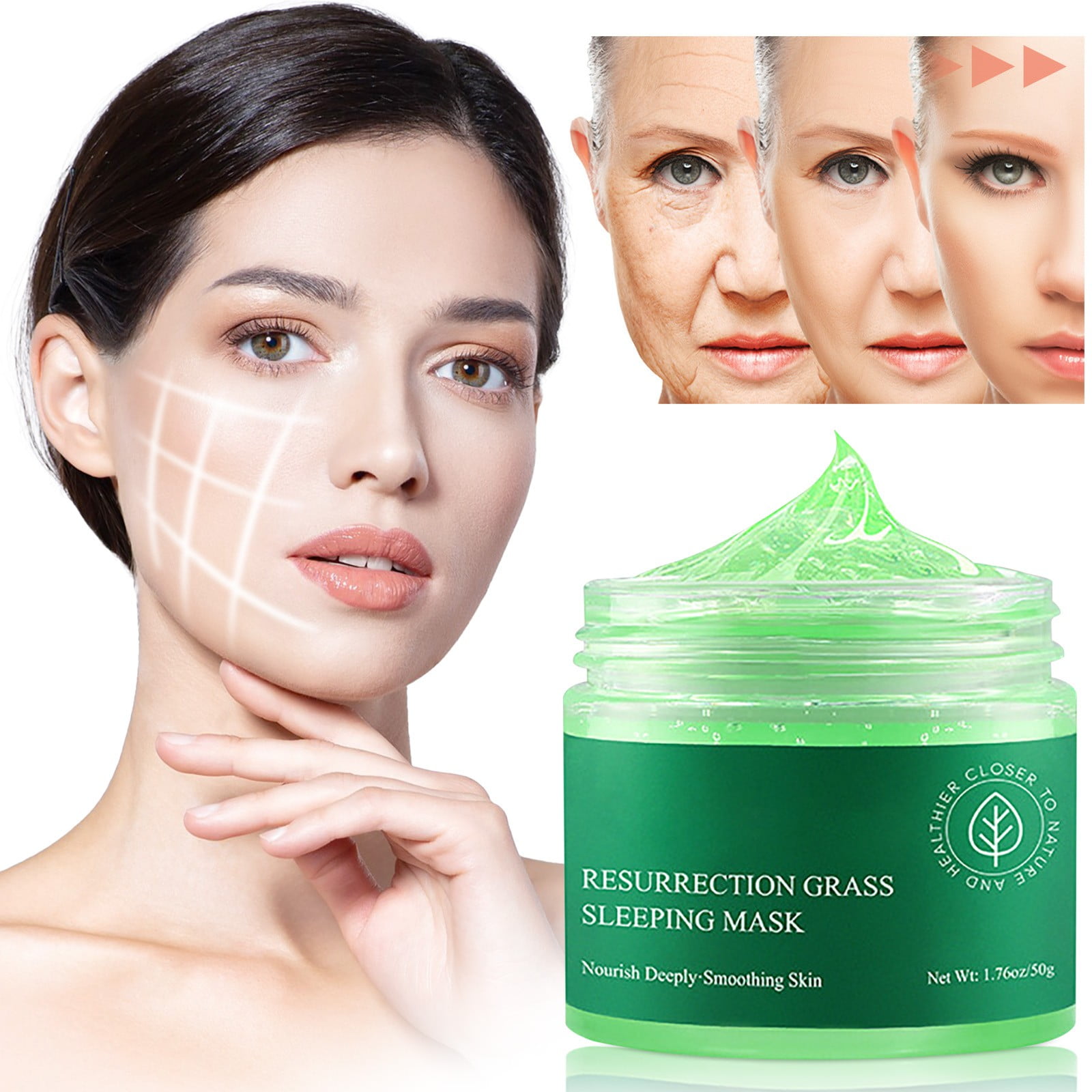 Mascarilla Facial Hidratante Ganfancp para Dormir 1*Máscara Hidratante ...
