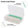 Gecheer 160pcs Silicone Dental Teeth Flossing Interdental Brushes ...