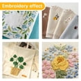 1Set 4 Sheets 11.6x8.2 Inch Stick and Stitch Embroidery Patterns Non ...