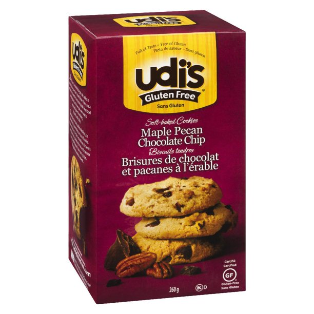 Udi's Gluten Free Maple Pecan Chocolate Chip Cookies, 260 g - Walmart.ca