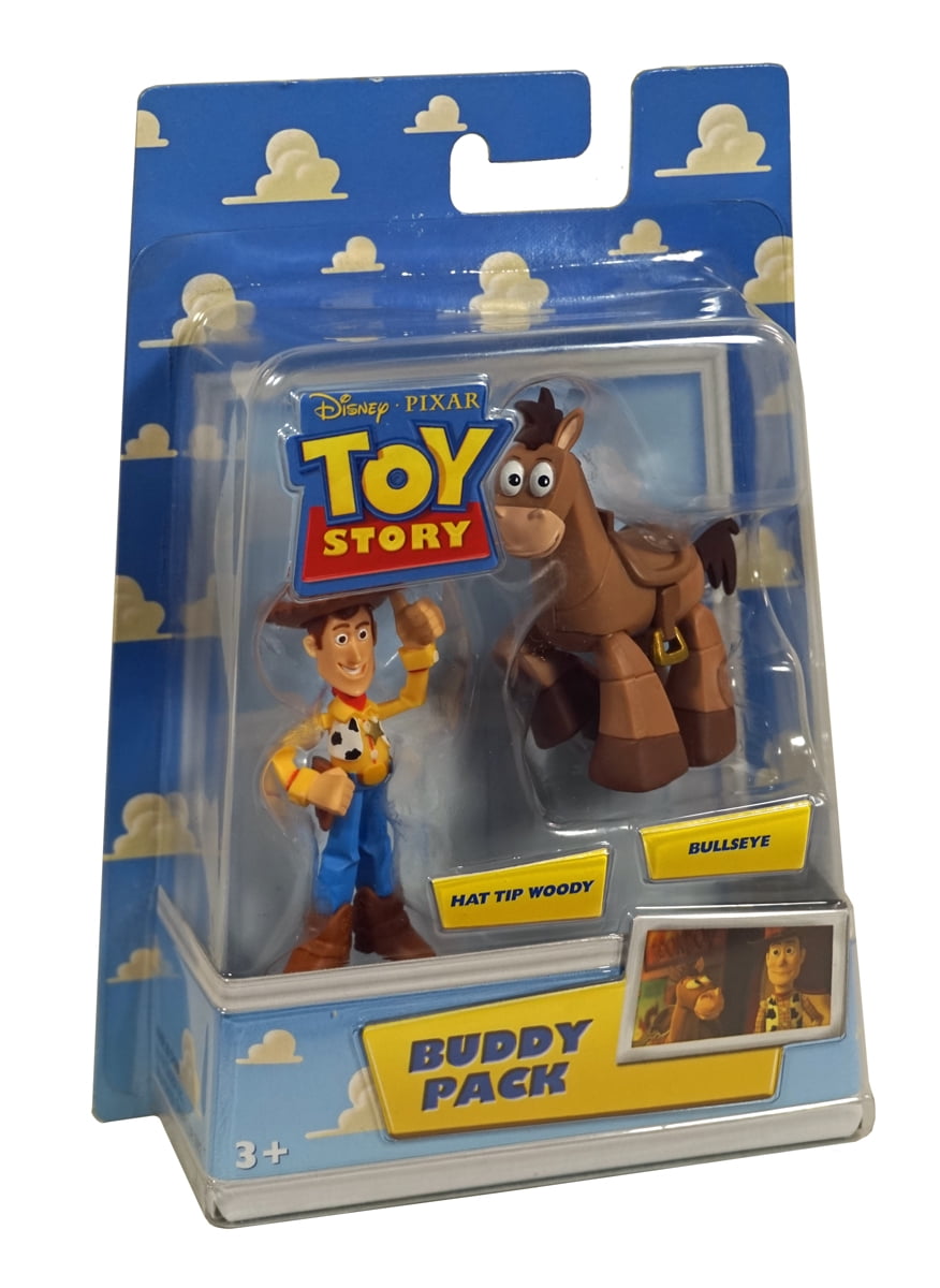 Toy Story Buddy Pack Figures - Contains Hat Tip Woody & Bullseye ...
