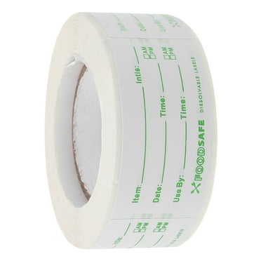 Senfafa 500 Pcs Removable Freezer Labels, 1 x 2 Inch Food Date Stickers ...