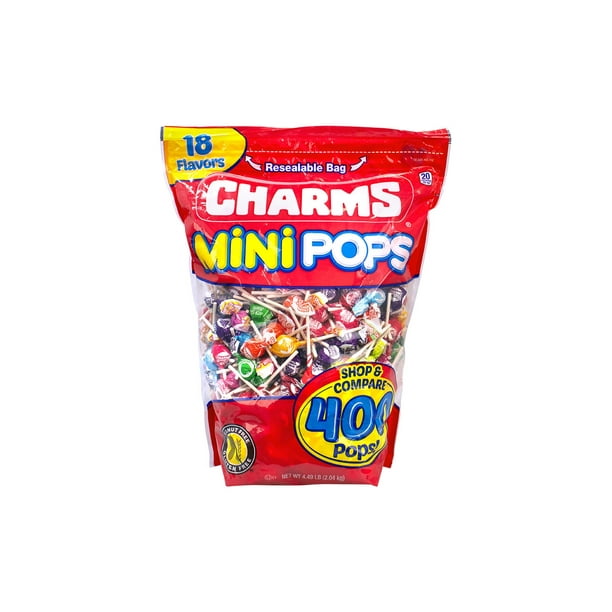 CHARMS Assorted Mini Lollipops, 400 Count - Walmart.com - Walmart.com