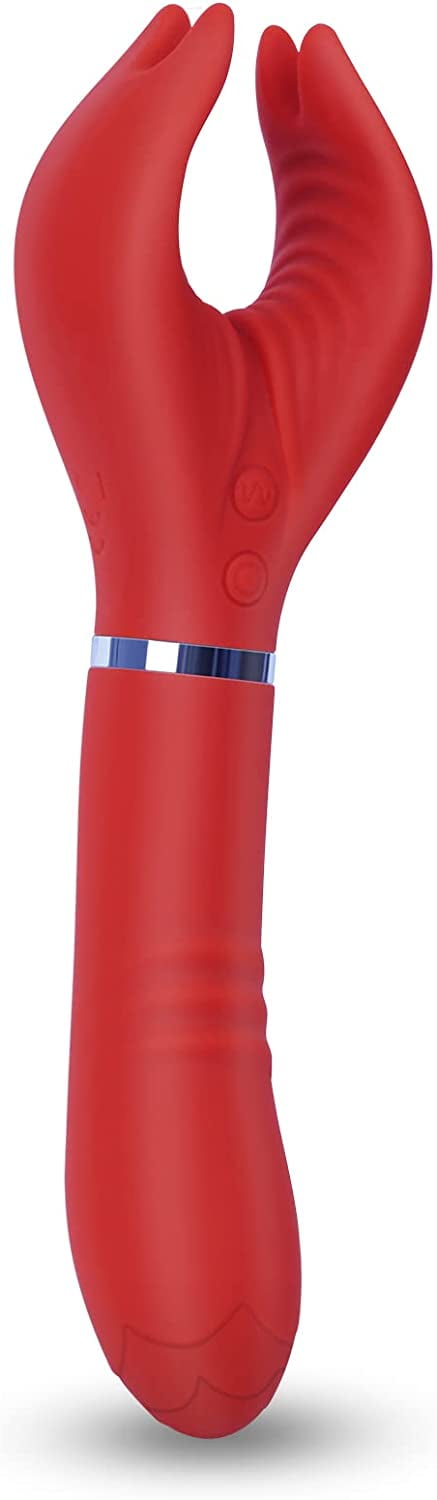 Clitoral Clamp G Spot Rose Vibrator Clit Nipple Dildo Rabbit Vibrator